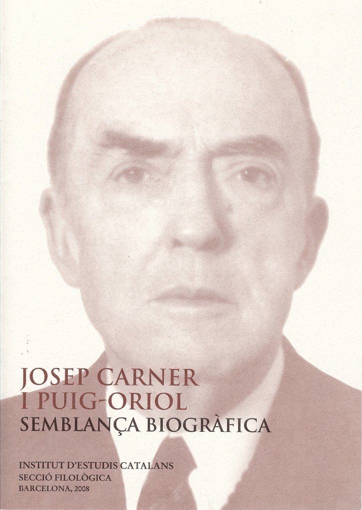 Josep Carner i Puig-Oriol. Semblança biogràfica — Josep Vallverdú